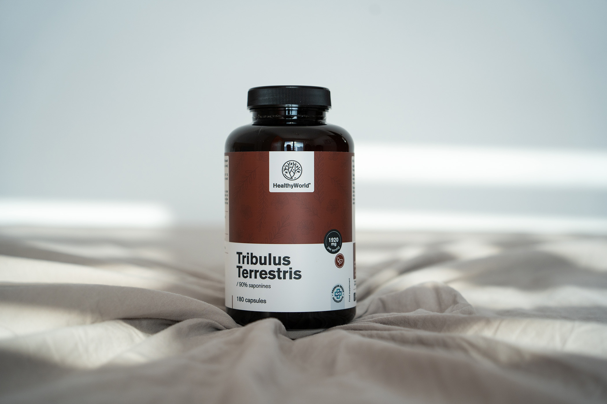 3x Colții-babei - Tribulus 1920 mg, total 540 de capsule - HealthyWorld.ro