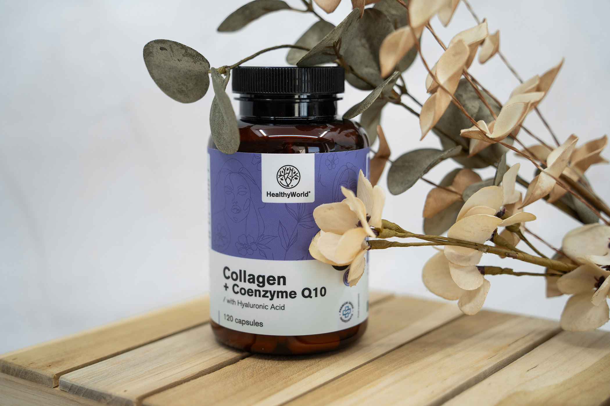3x Colagen + Coenzima Q10, total 360 de capsule - HealthyWorld.ro